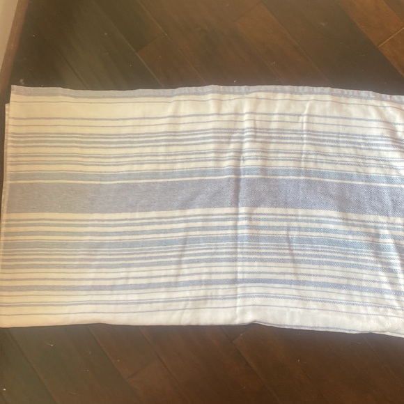 Bath | Caro Blue And White Striped Towel | Poshmark